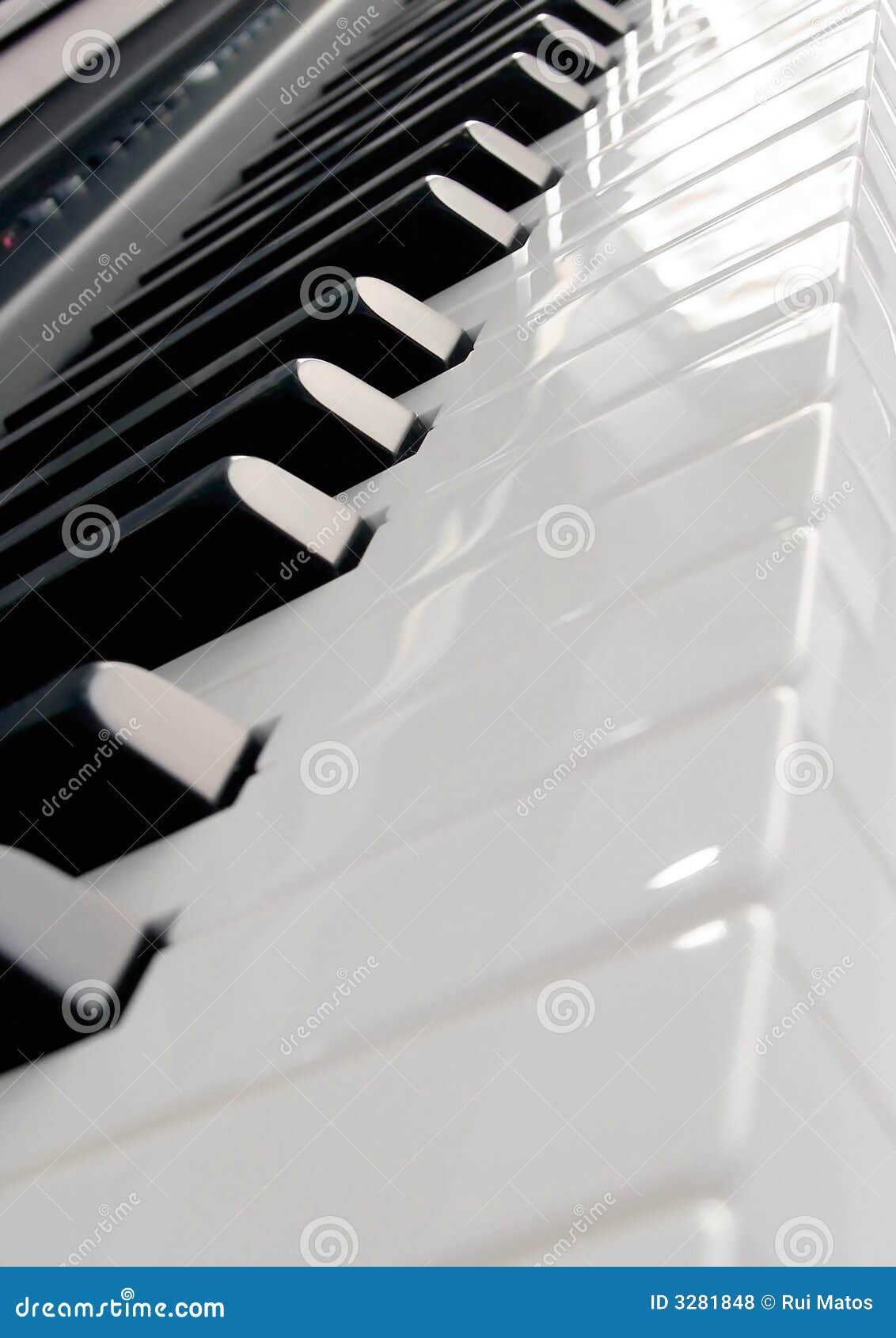 Piano Keyboard. Vertical Closeup Composition Royalty-Free Stock Image ...