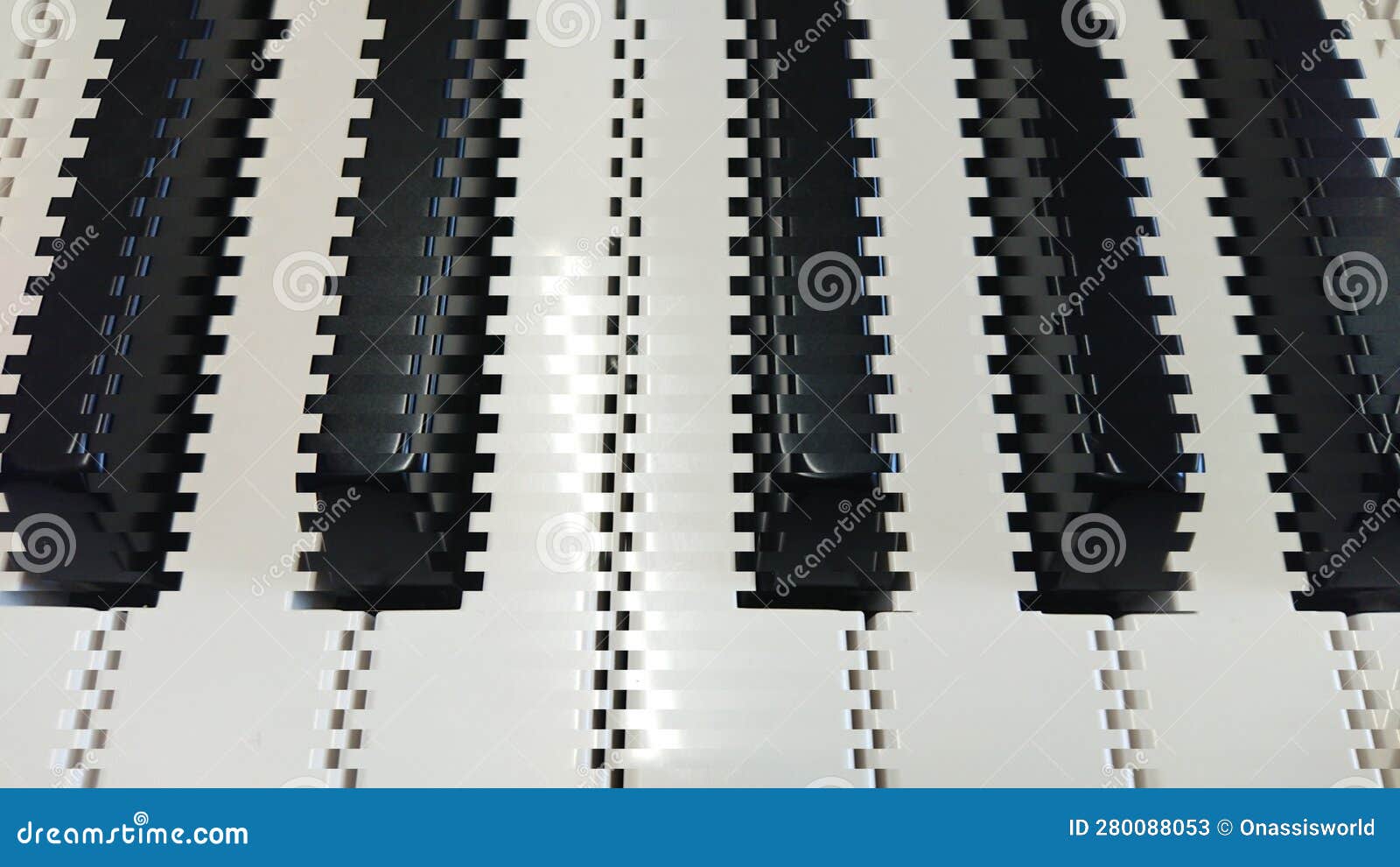 Piano Keyboard Background Abstract Shapes and Blurs Stock Image - Image ...