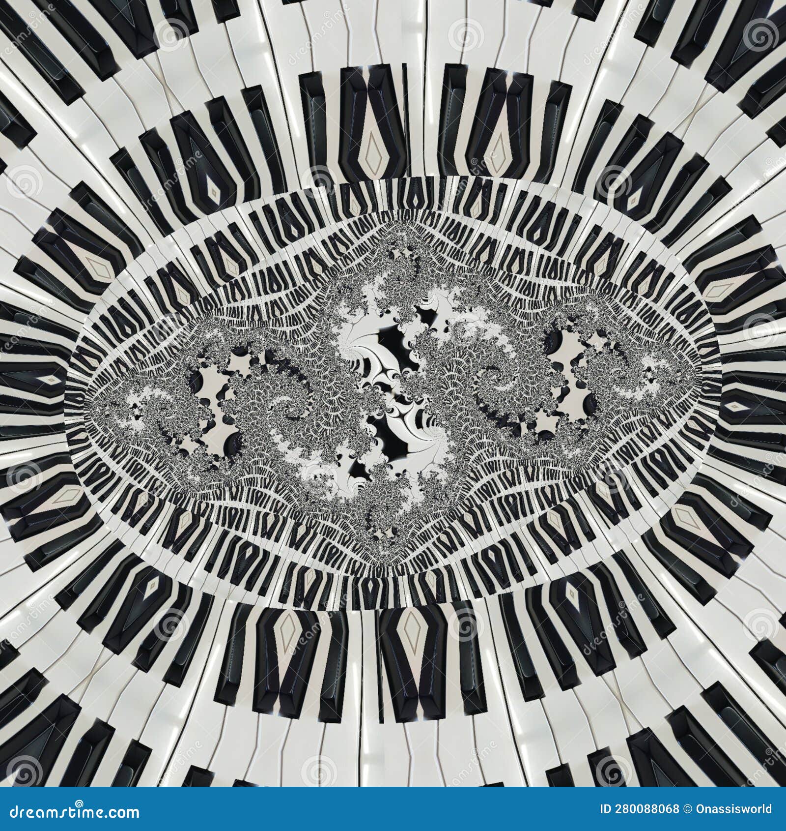 Piano Keyboard Background Abstract Shapes and Blurs Stock Photo - Image ...