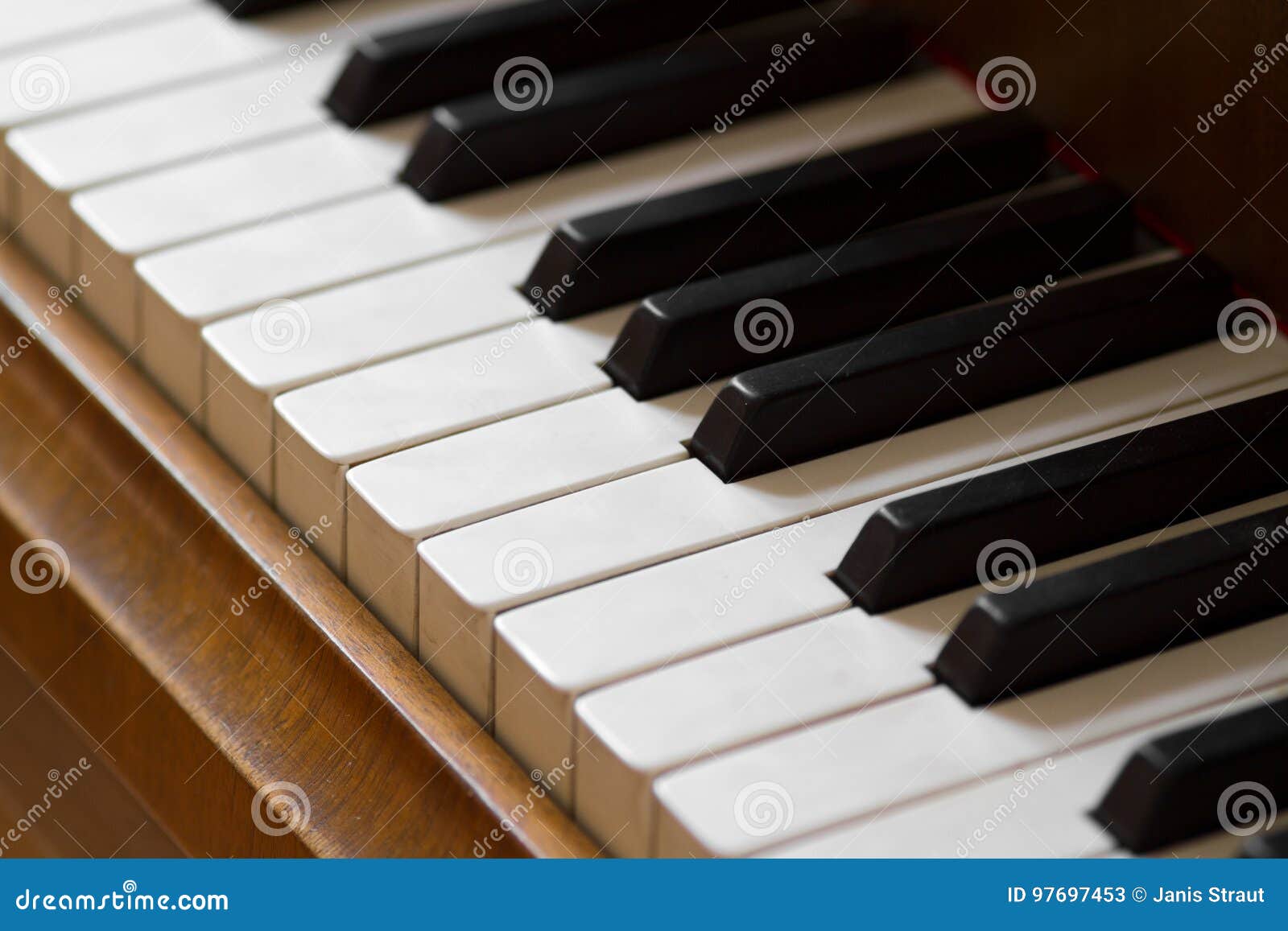 Piano keyboard background. stock image. Image of caucasian - 97697453