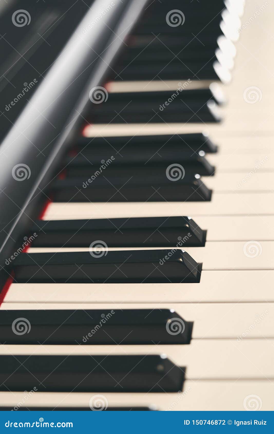 .Piano Keyboard Close Up Photo. Stock Photo - Image of isolated ...