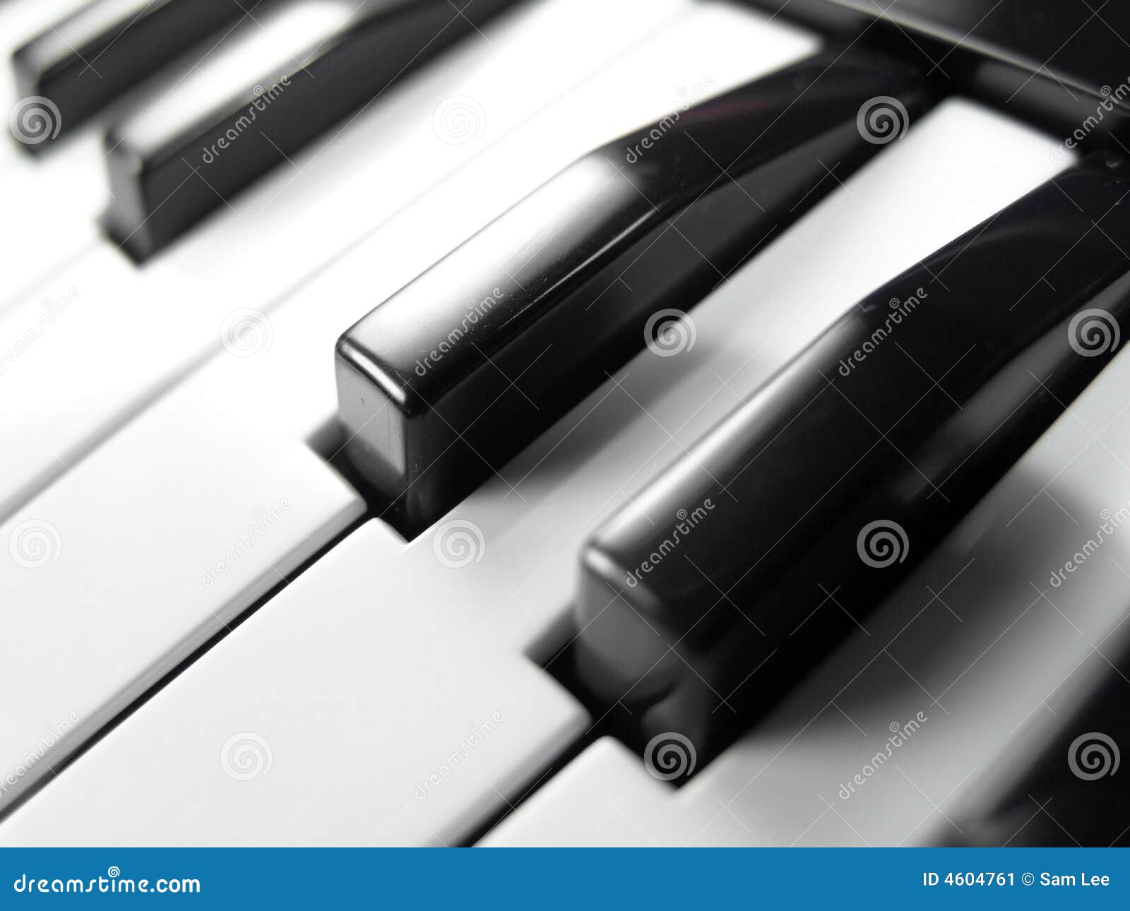 Piano Keyboard Close-up stock image. Image of entertainment - 4604761