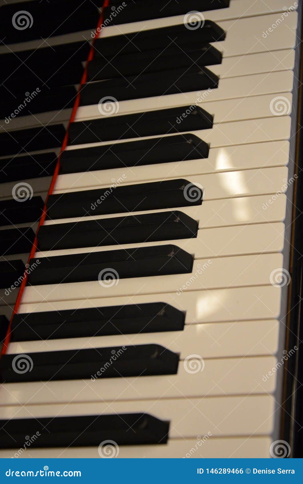 The Piano Keyboard Close-up Stock Photo - Image of musical, learning ...