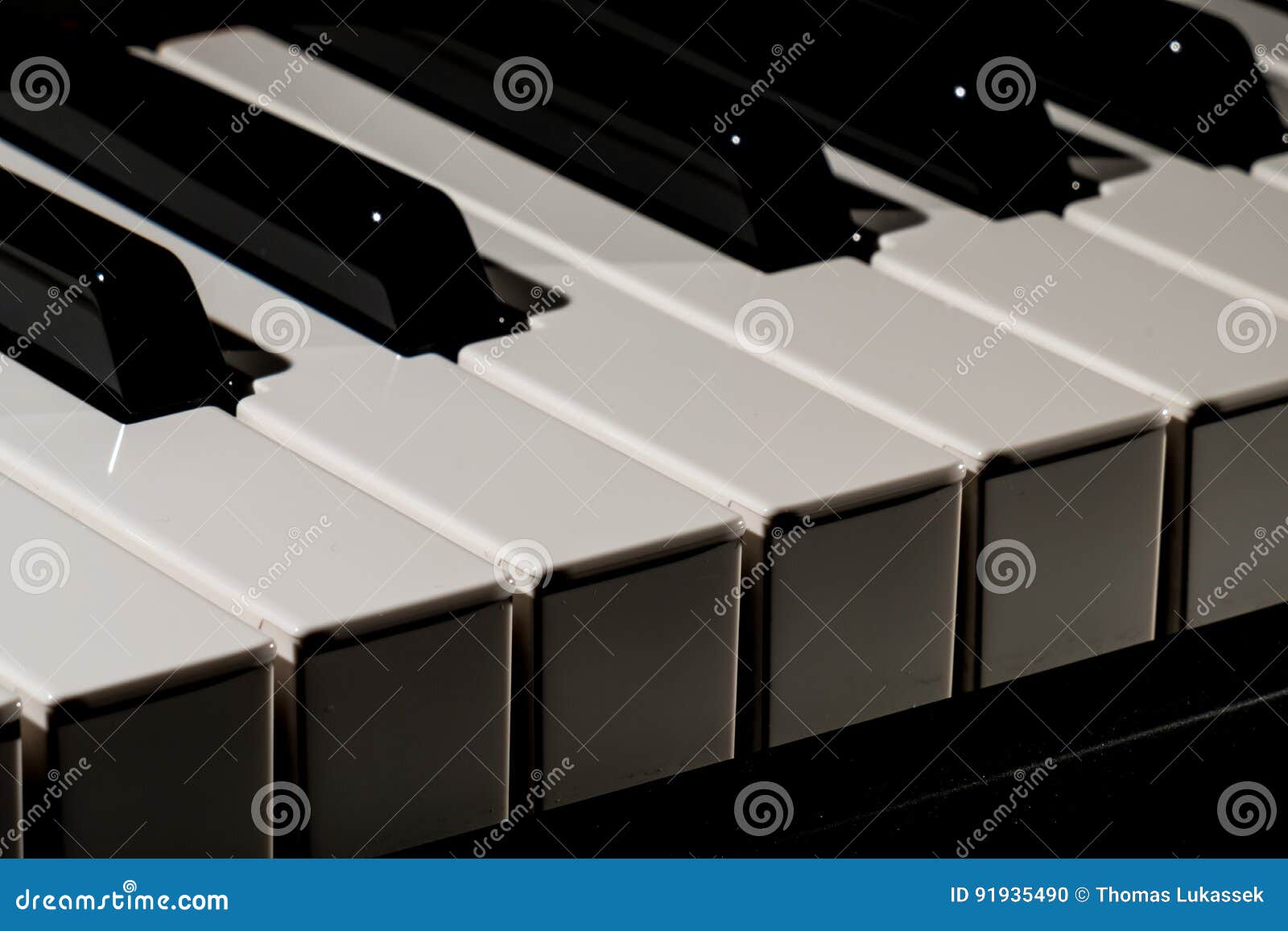 Piano keyboard close up stock photo. Image of keyboard - 91935490