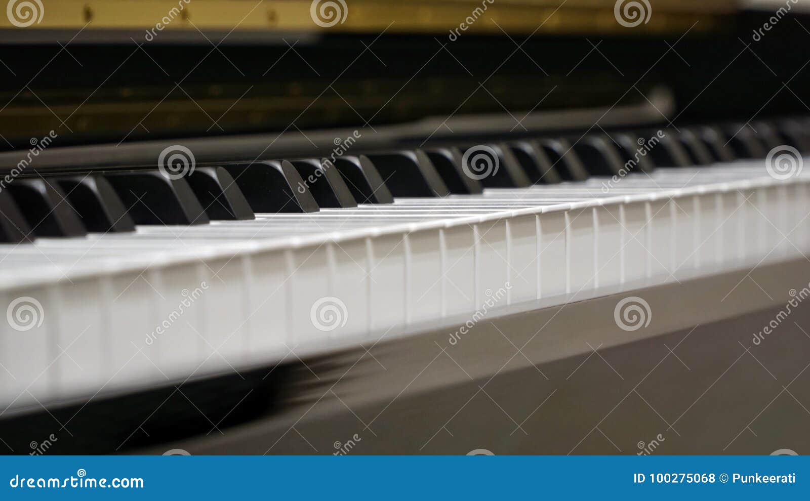Piano Keyboard with Close-up Shot Stock Photo - Image of celesta ...