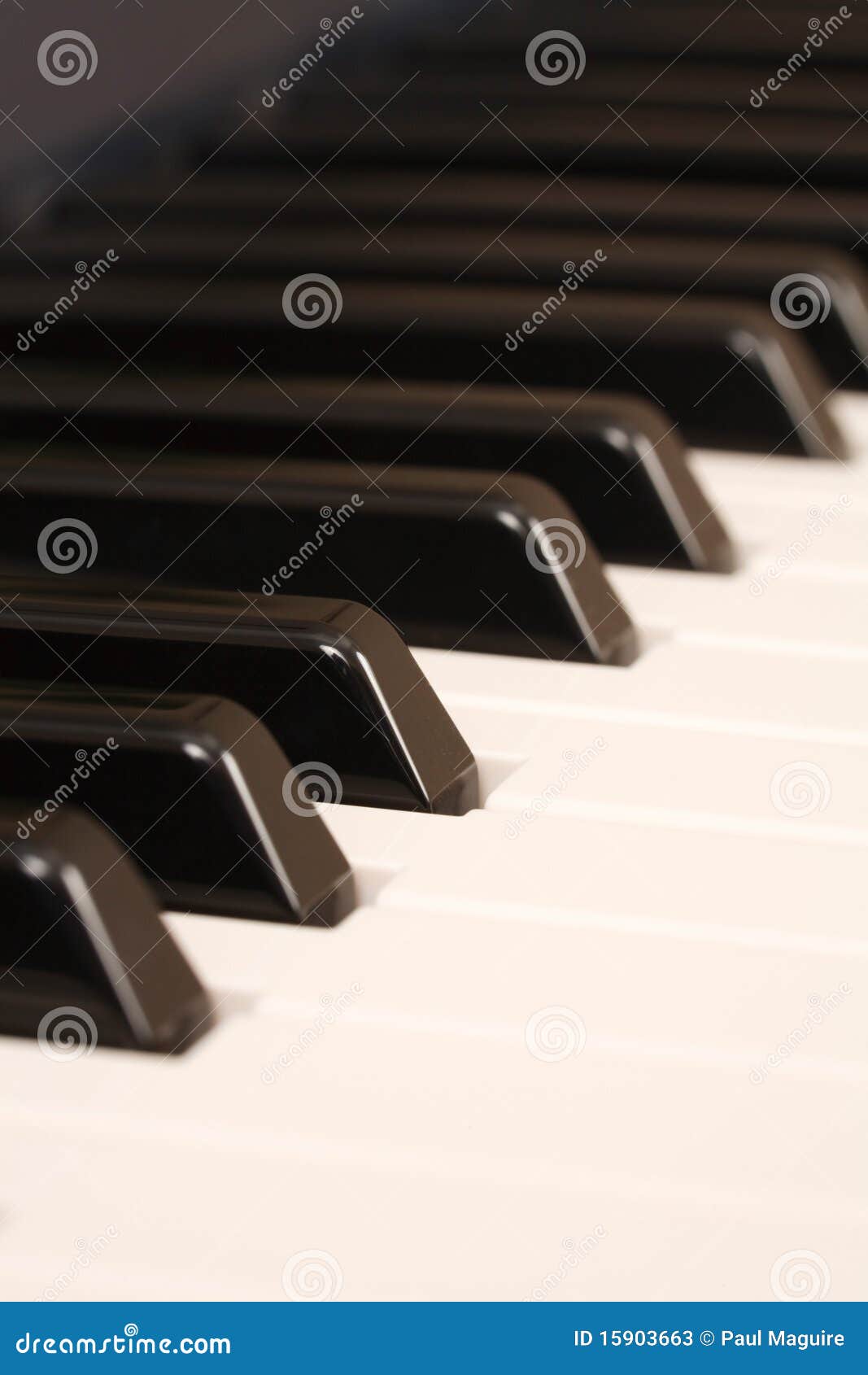 Piano keyboard closeup stock image. Image of detail, instruments - 15903663