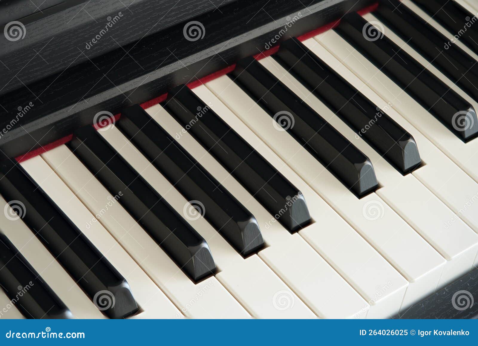 Piano Keyboard Fragment, Classical Music Stock Image - Image of ...