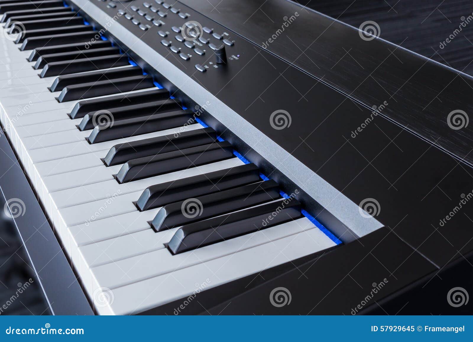 Piano Keyboard Synthesizer Closeup Key Frontal View Stock Image - Image ... Piano Keyboard Synthesizer Closeup Key Frontal View Stock Image - Image ...
