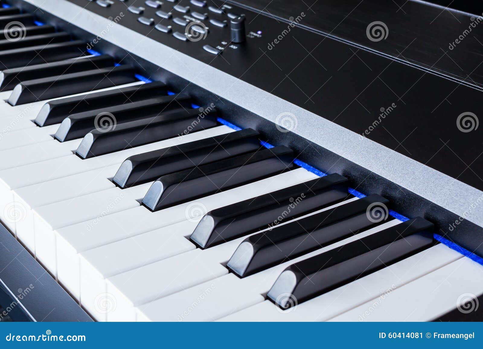 Piano Keyboard Synthesizer Closeup Key Frontal View Stock Image - Image ... Piano Keyboard Synthesizer Closeup Key Frontal View Stock Image - Image ...