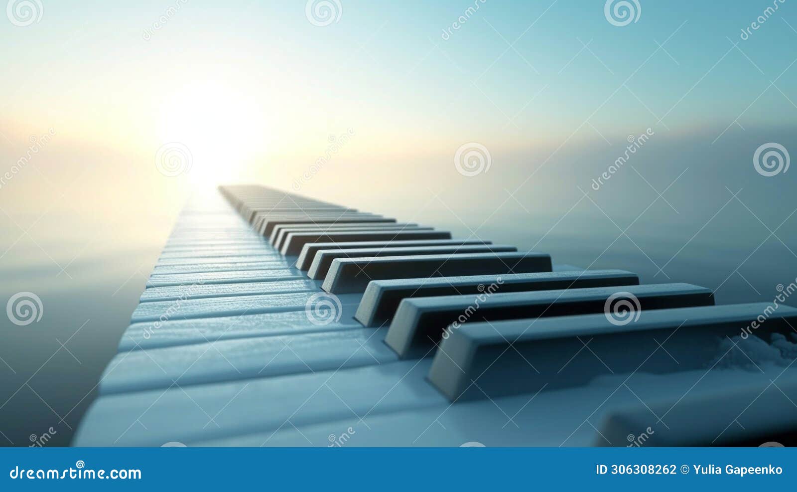 A Piano Keyboard Transformed into a Surreal Path of Musical Discovery ...