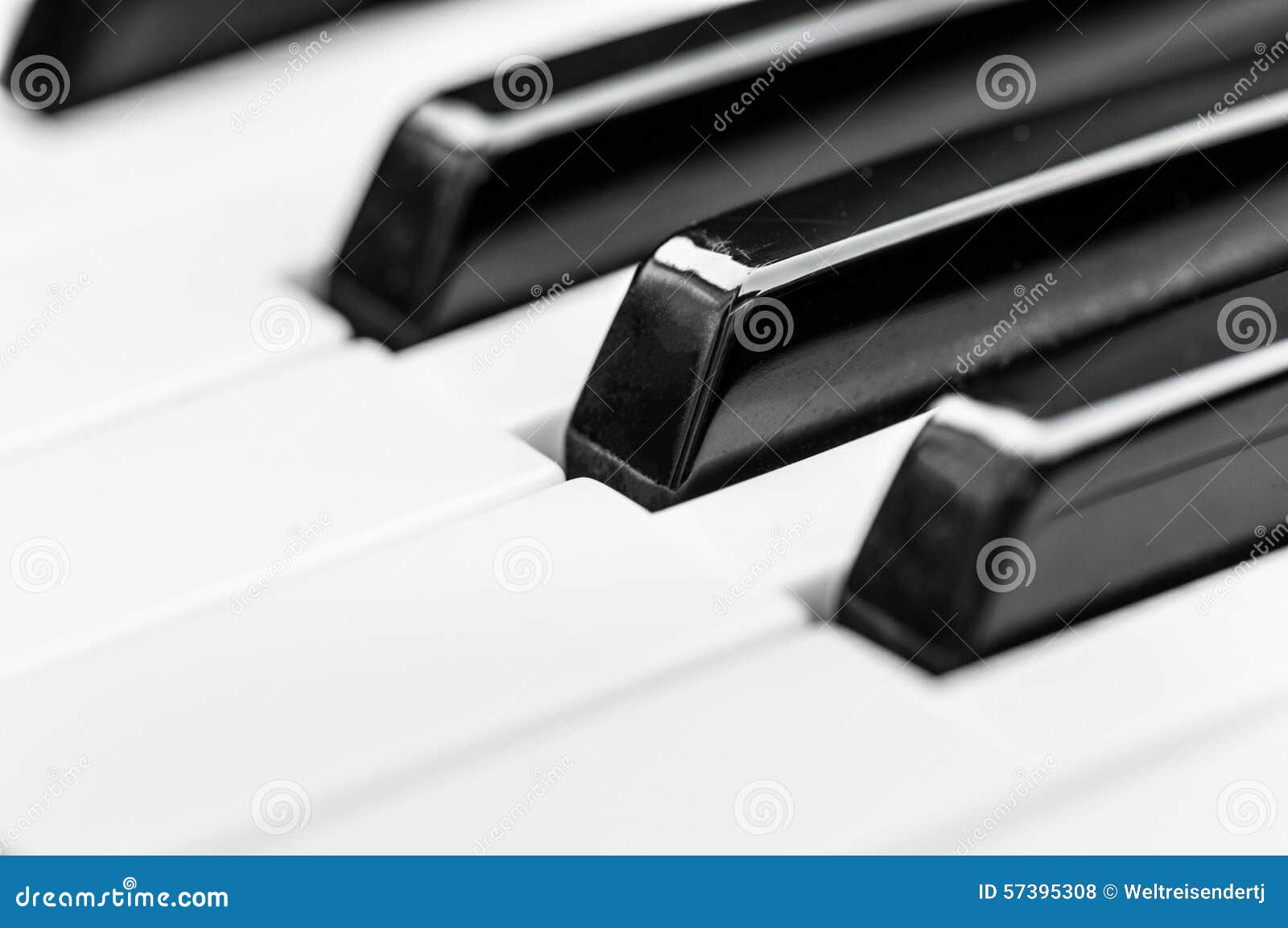Piano Keys. Close-up Frontal View of Keyboard Stock Photo - Image of ...