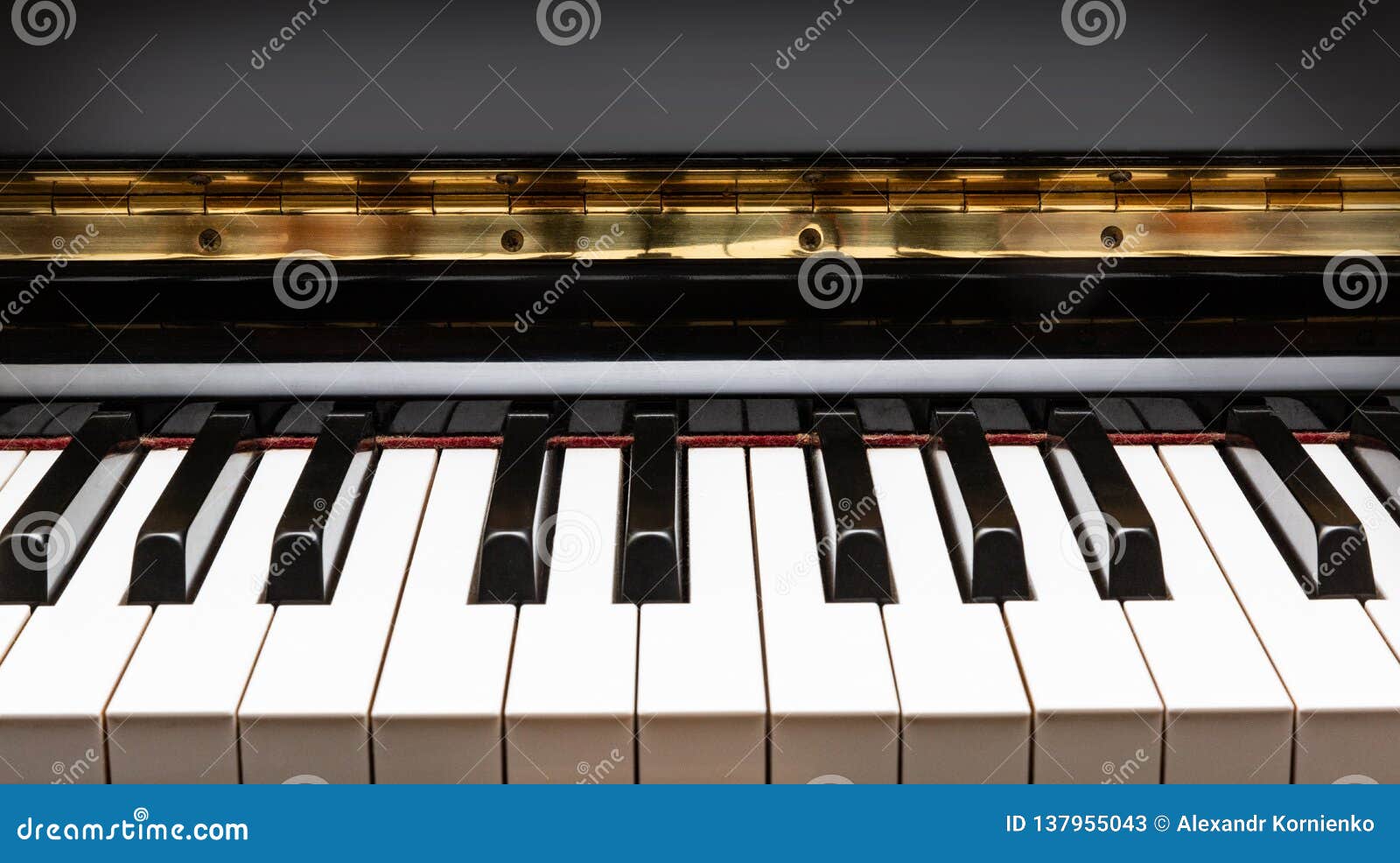 Piano Keys Closeup stock image. Image of keyboard, instrument - 137955043