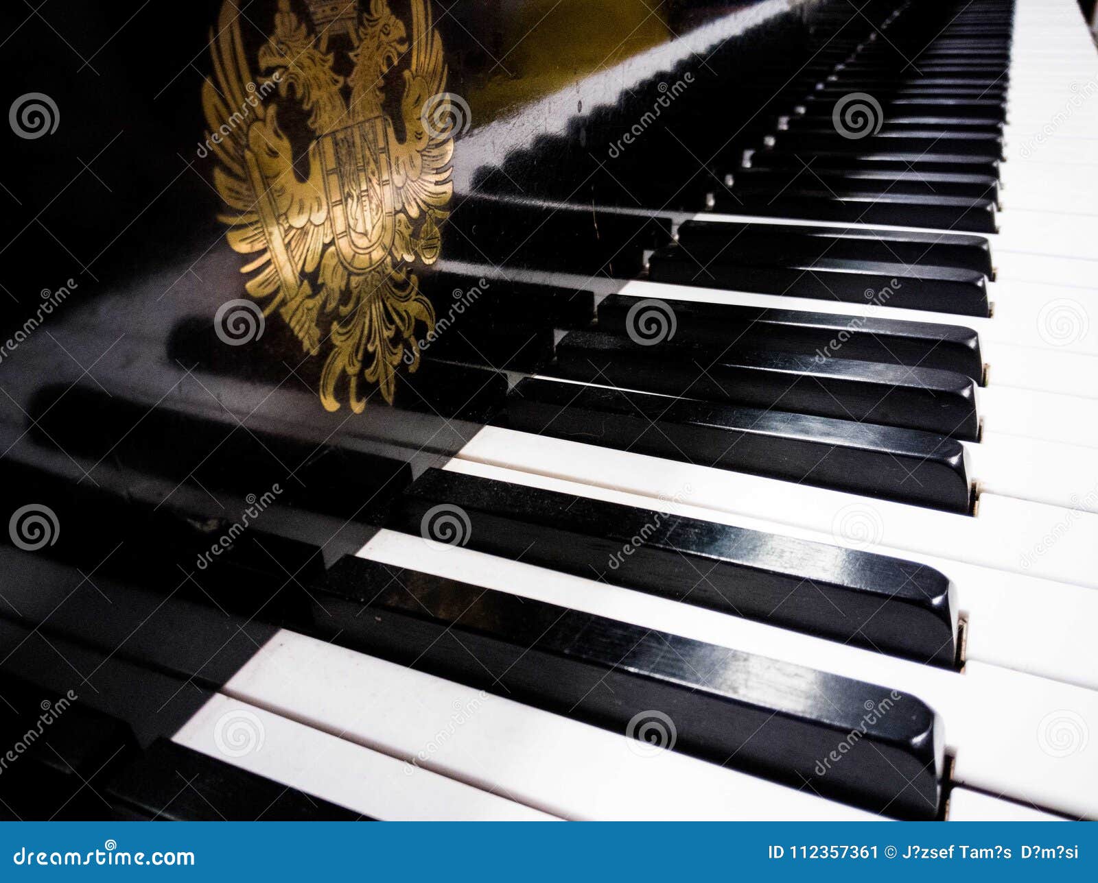 Piano keys editorial photo. Image of white, vintage - 112357361