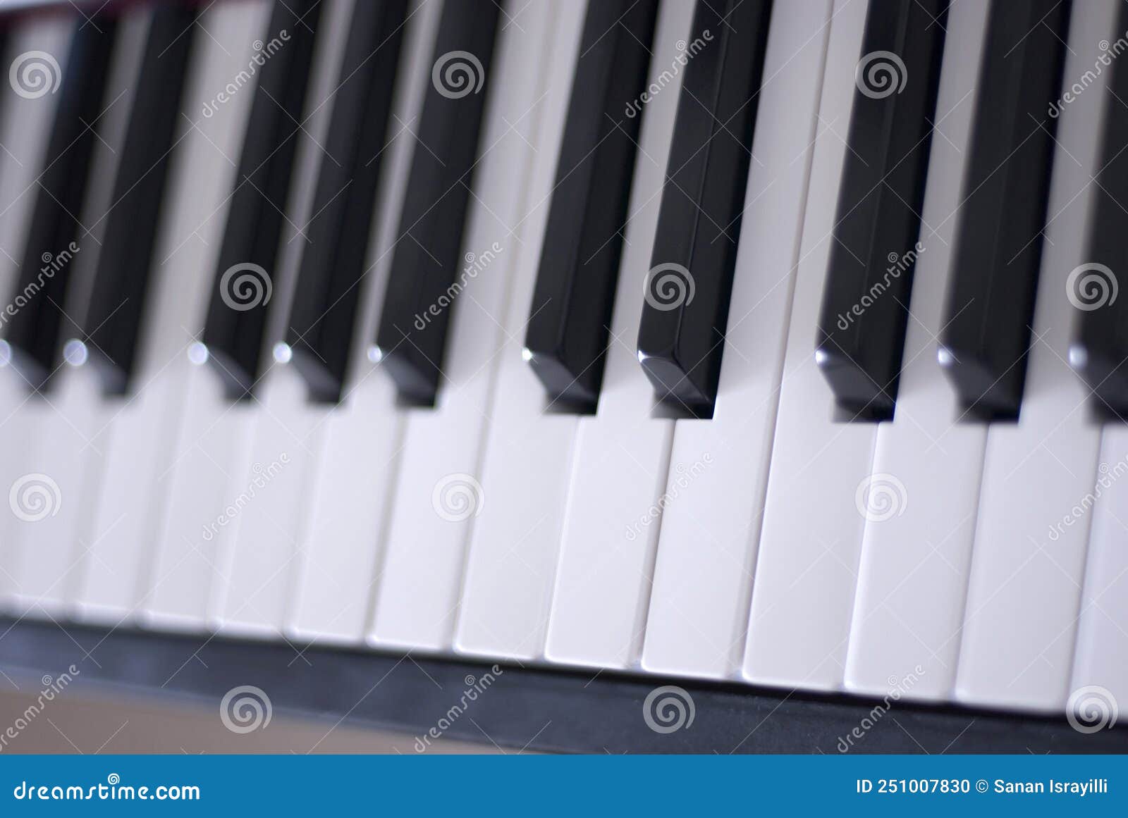 Rows of Keys on a Piano Keyboard Stock Photo - Image of rows ...