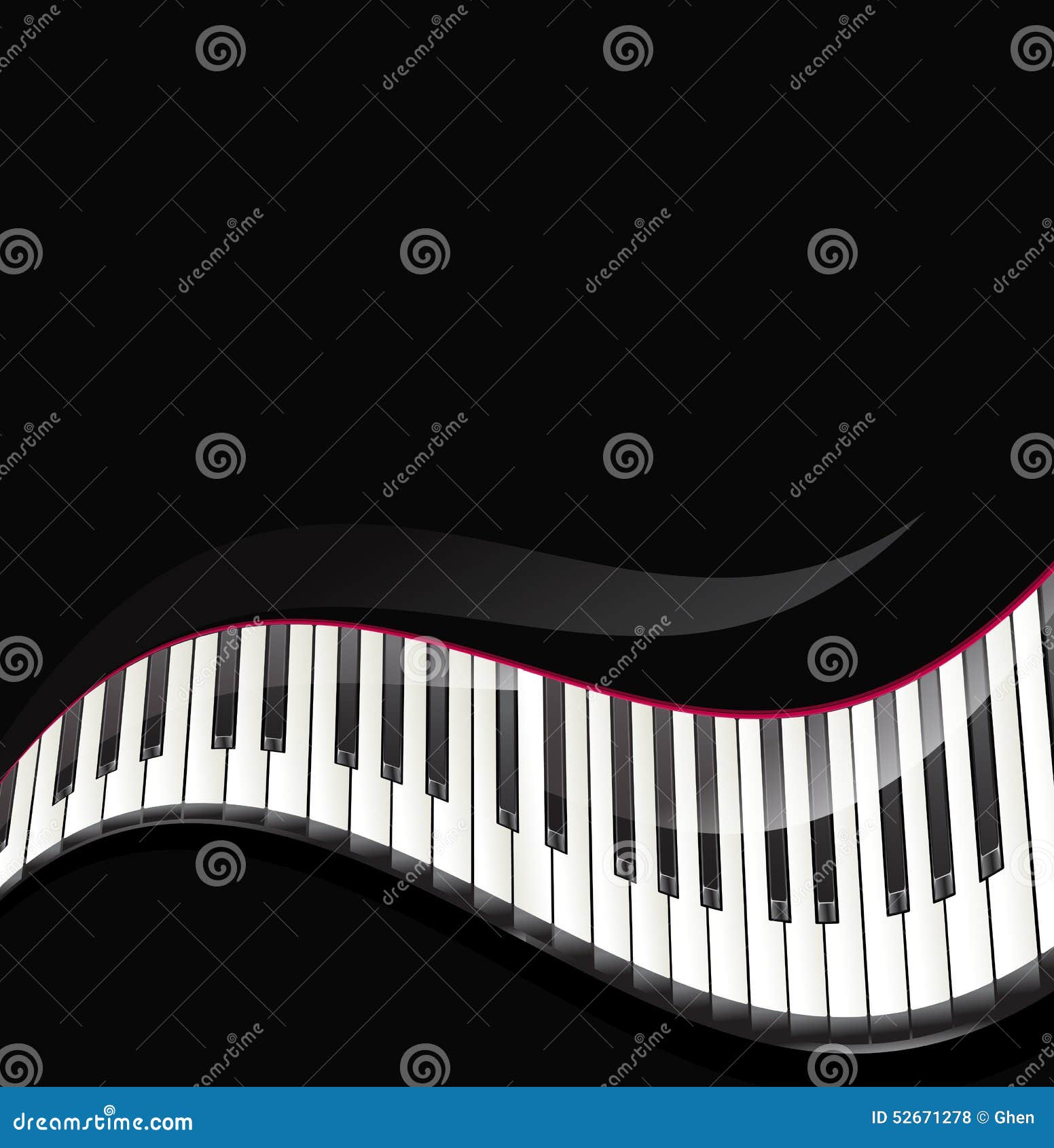 3d Piano Keys Infographic Elements Vector Illustration | CartoonDealer ...