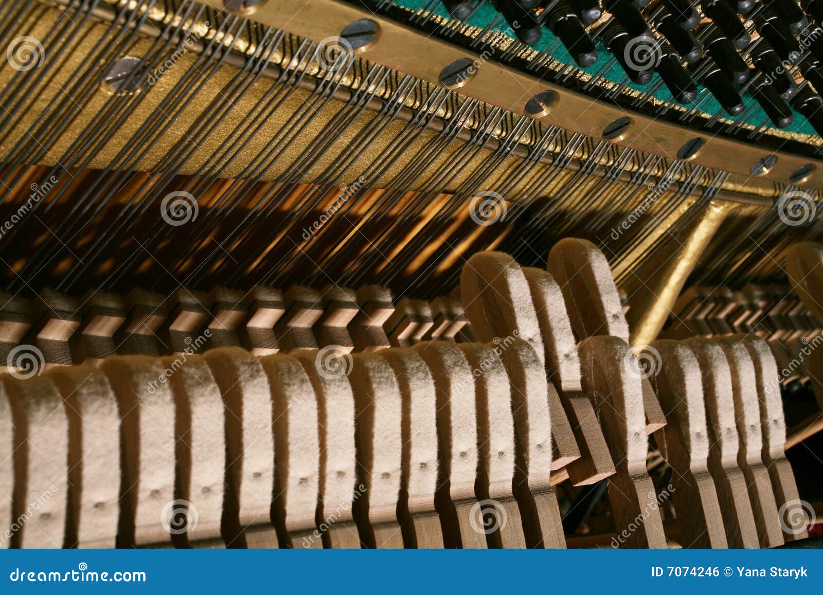 The piano mechanism stock photo. Image of music, mechanism - 7074246