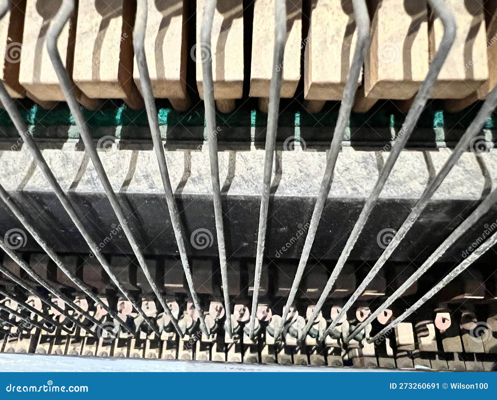 Piano Mechanism stock image. Image of mechanism, wire - 273260691