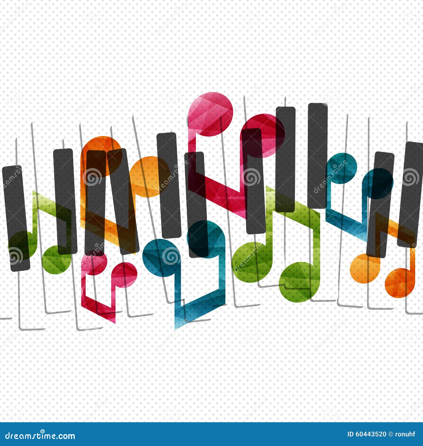 Piano Music Creative Concept Illustration. Stock Illustration ...