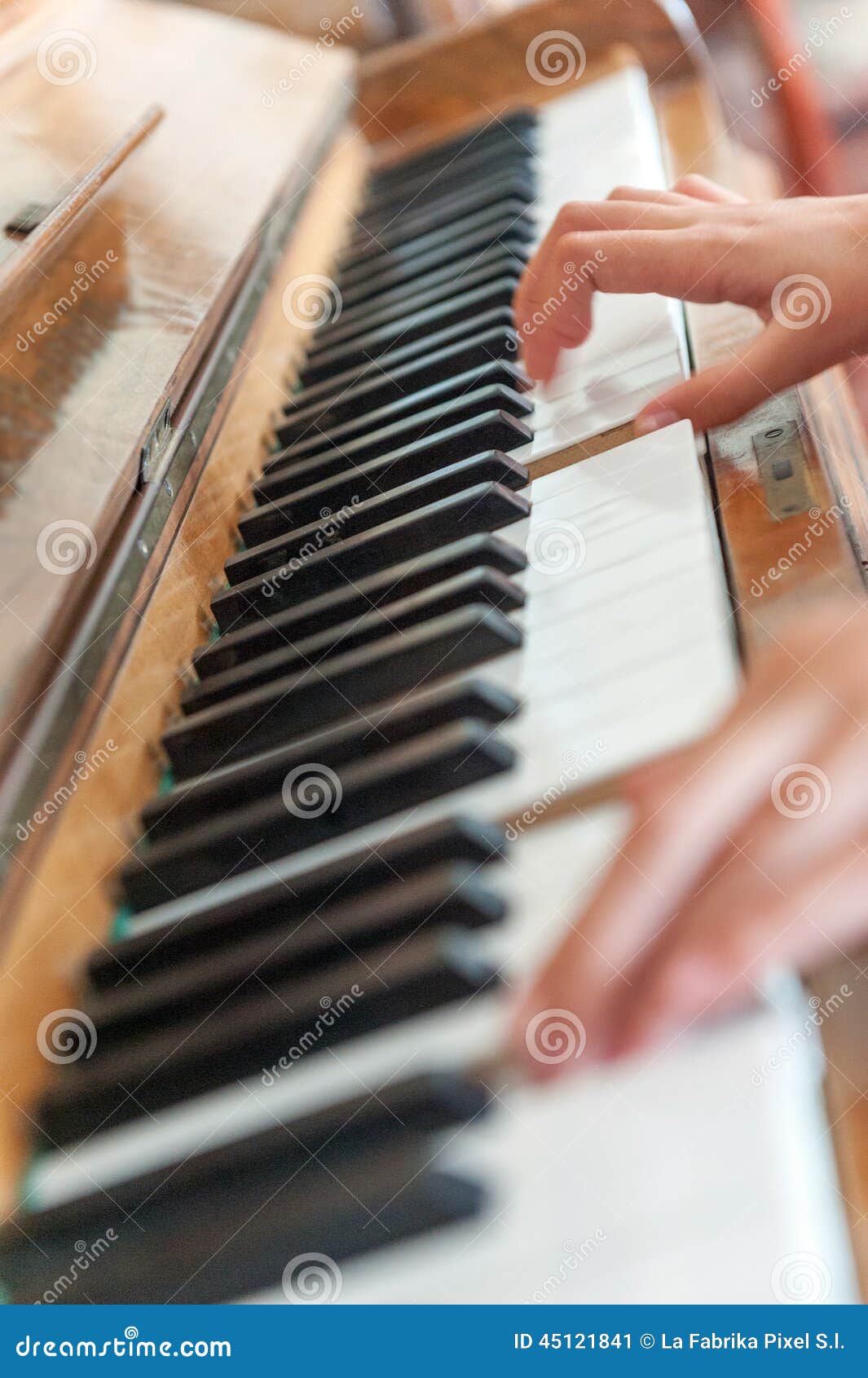 Piano music stock image. Image of hand, moving, playing - 45121841