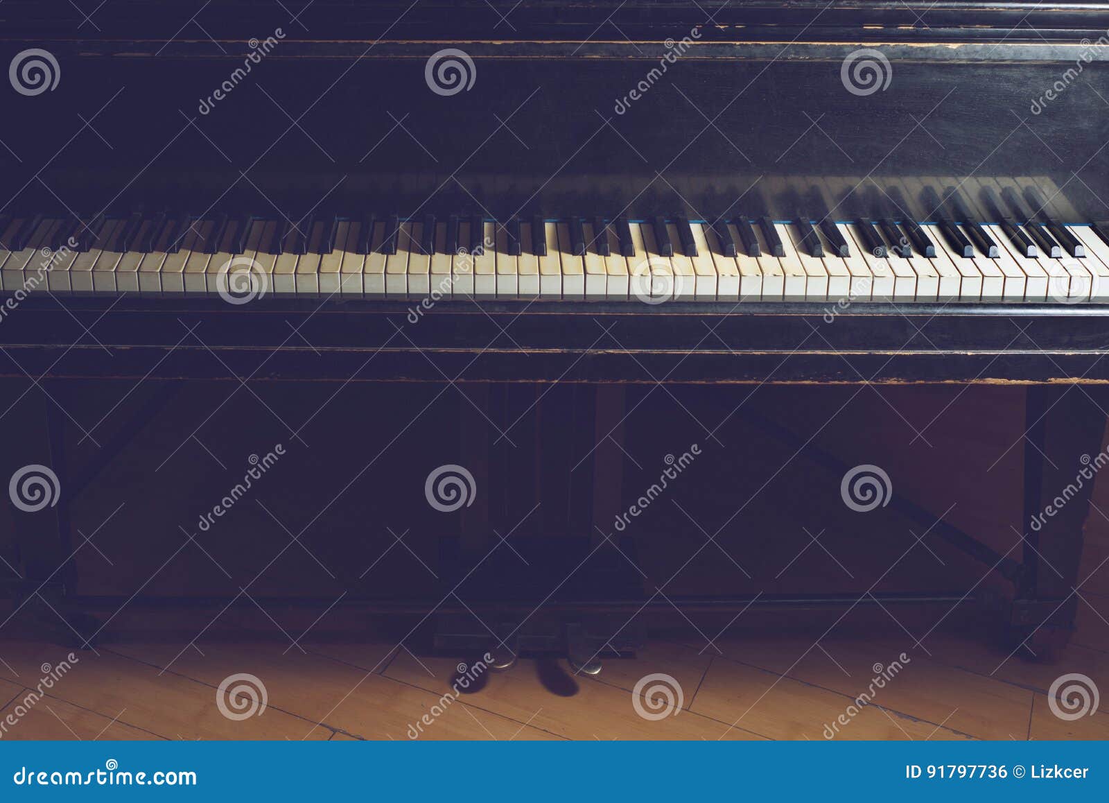 Piano stock photo. Image of retro, vintage, background - 91797736