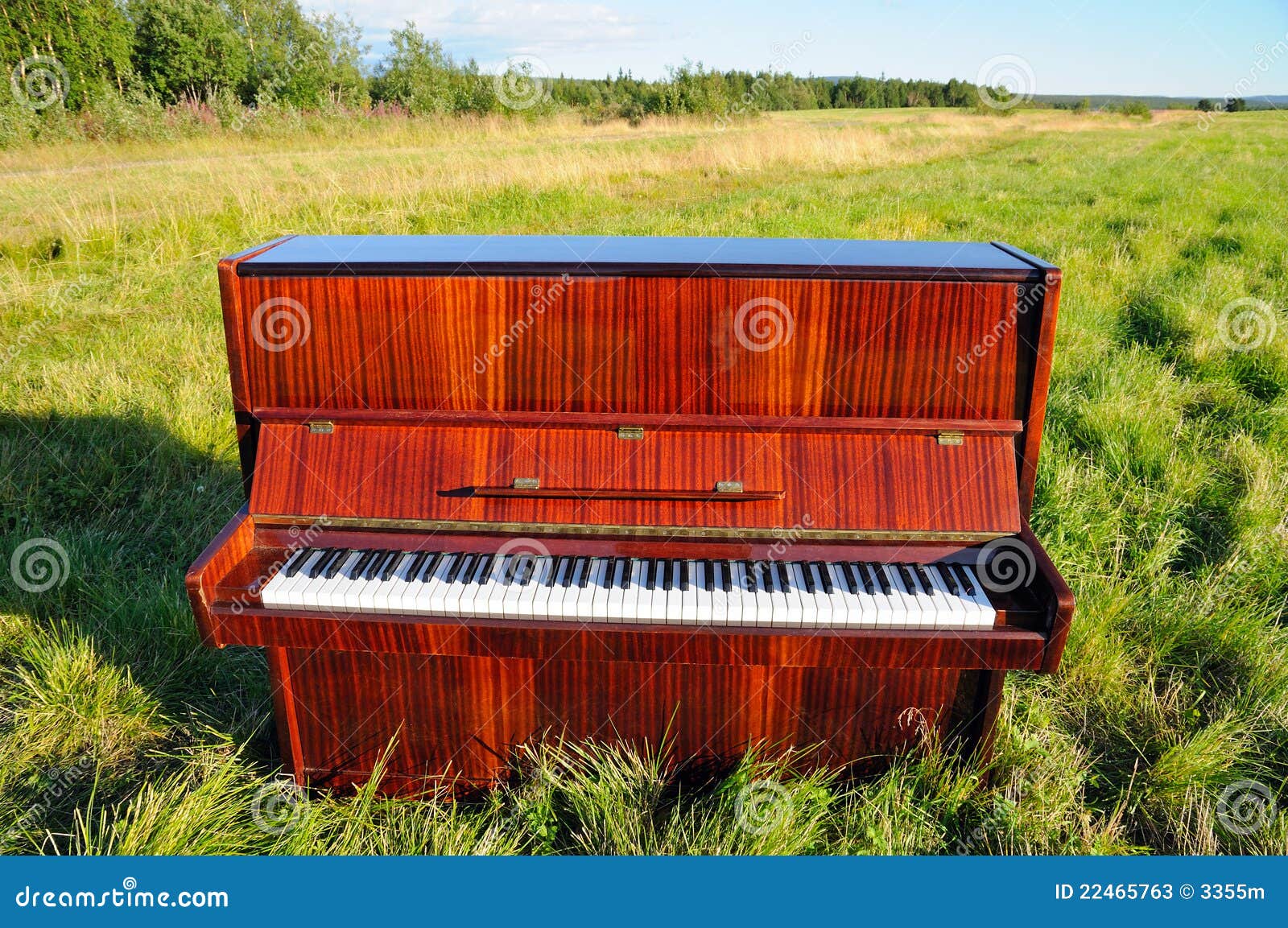 The piano outdoors. stock image. Image of musical, music - 22465763