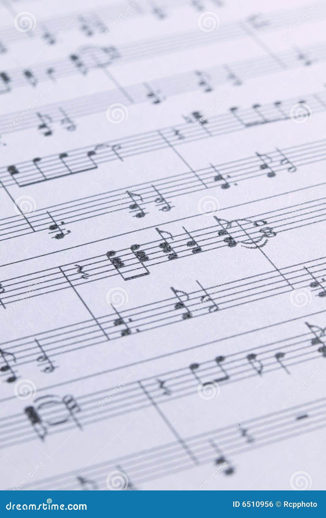 Piano Sheet Music stock photo. Image of clef, composer - 6510956