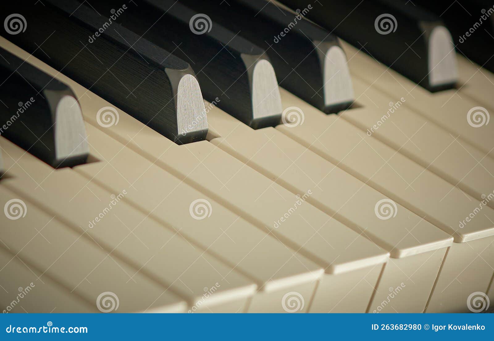 Fragment of Piano Keys, Classical Music Stock Photo - Image of color ...