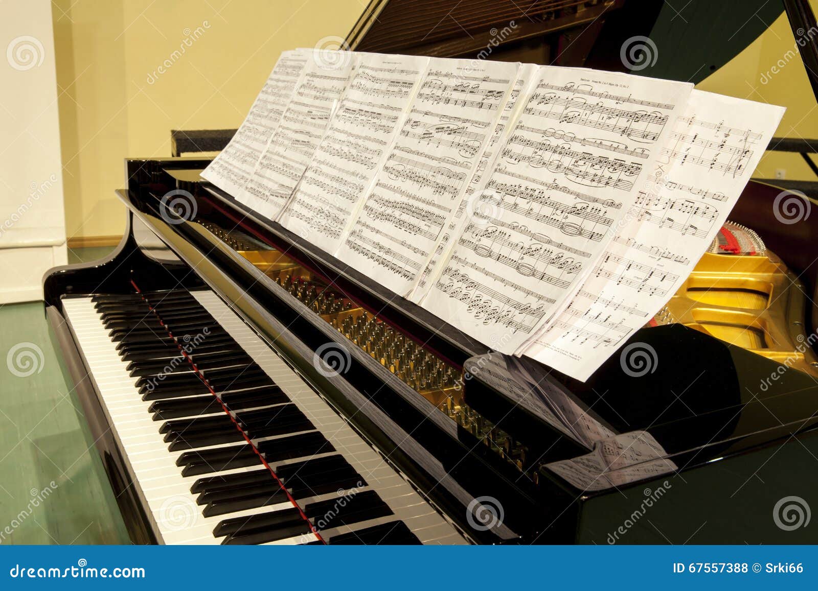 Piano on stage stock photo. Image of isolated, music - 67557388