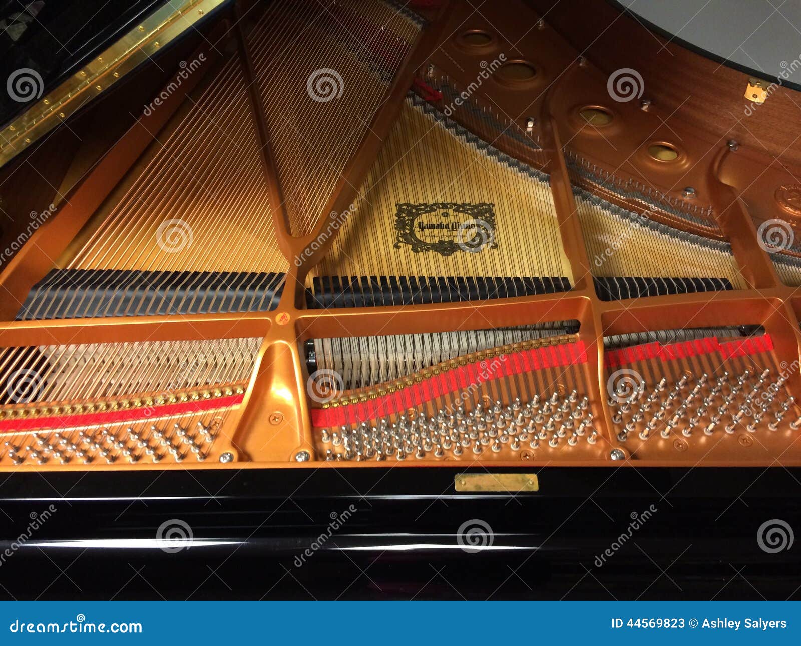 Piano strings editorial stock photo. Image of strings - 44569823