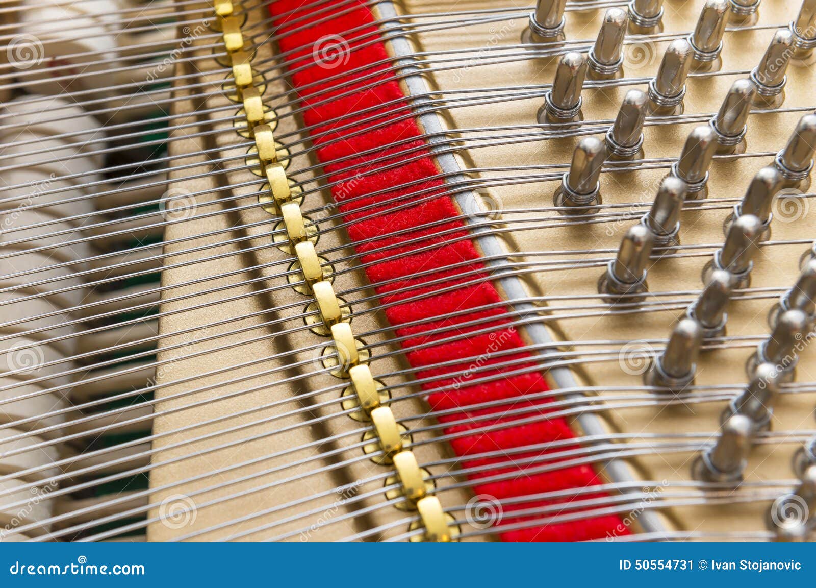 Piano Strings and Hammers Background Stock Image - Image of tunning ...