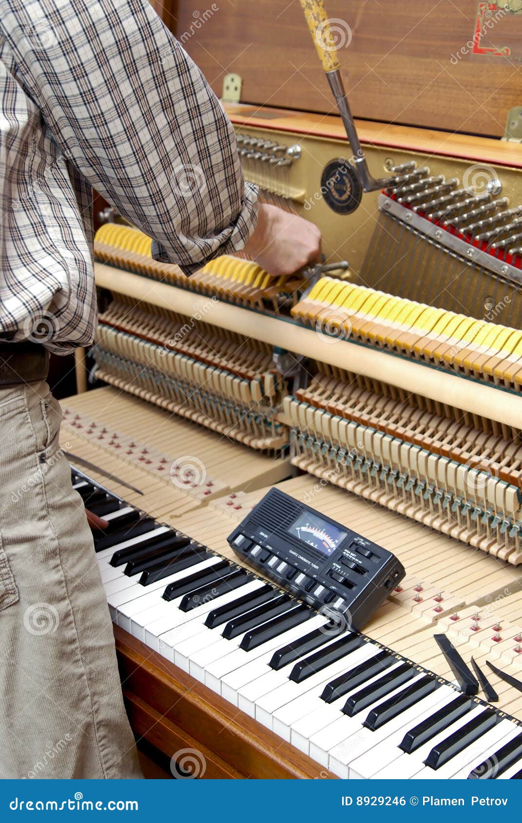 Piano tuning stock photo. Image of lacquered, octave, jazz - 8929246