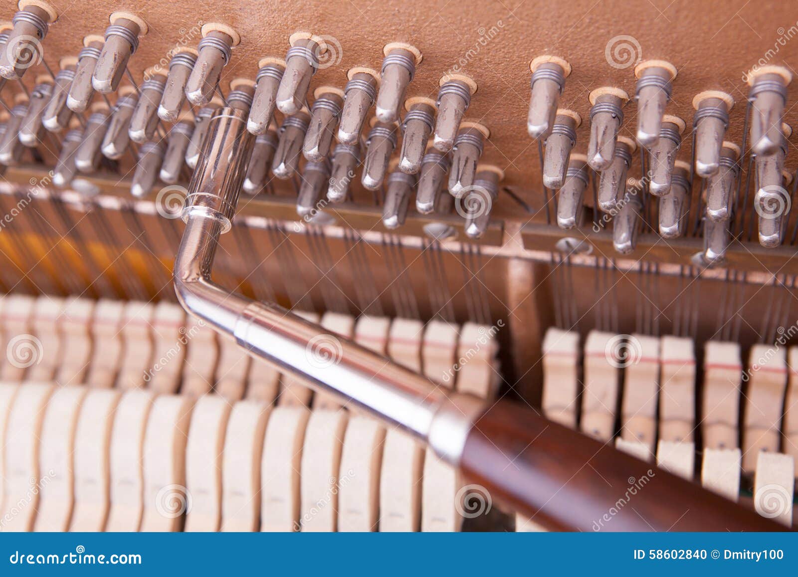 Piano stock photo. Image of keys, mechanical, hammer - 58602840