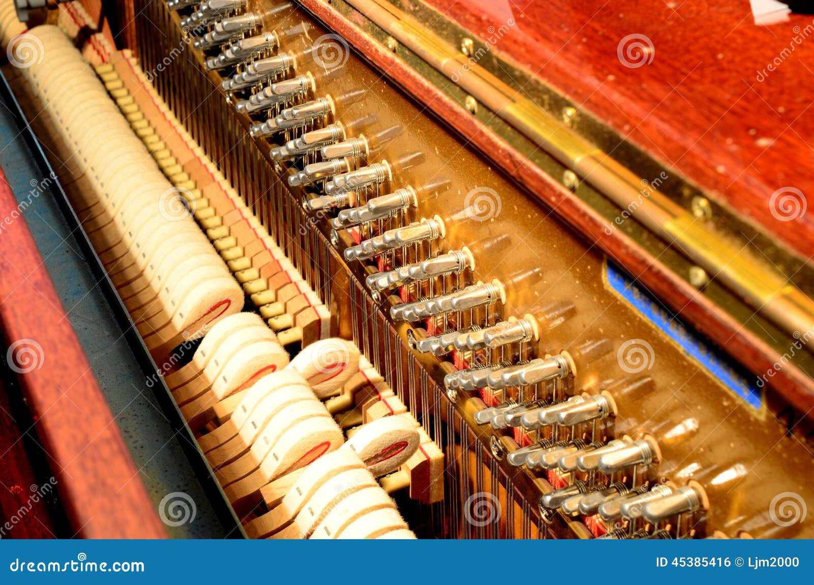 Piano Internal Structure Stock Photo - Image: 45385416