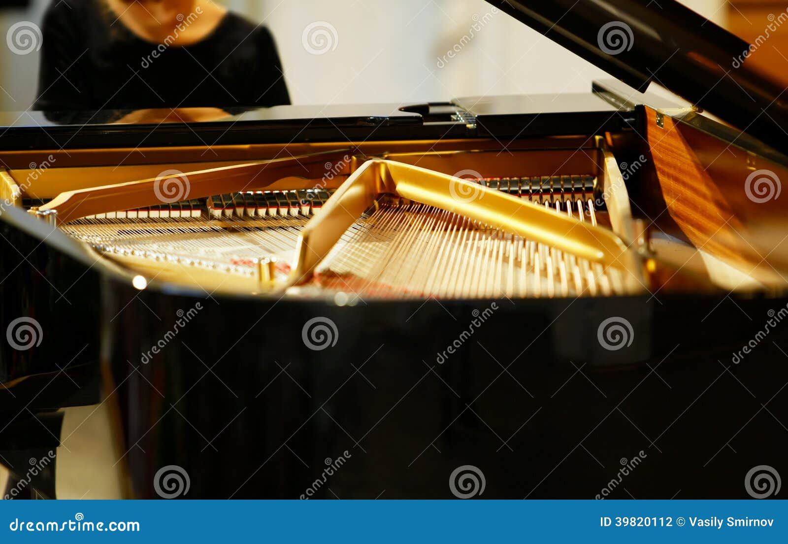 Piano stock photo. Image of thumb, instrument, entertainment - 39820112