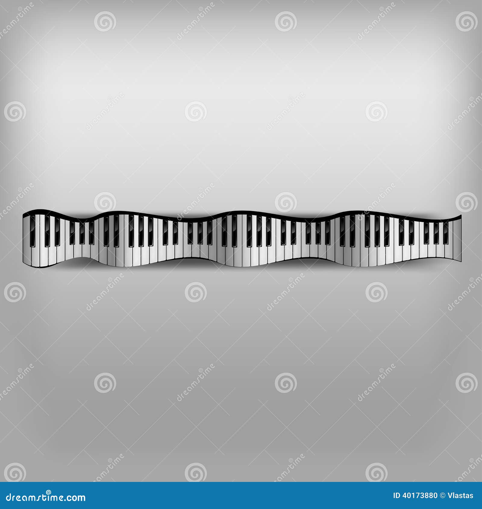 Piano Wave Keyboard stock vector. Illustration of instrument - 40173880