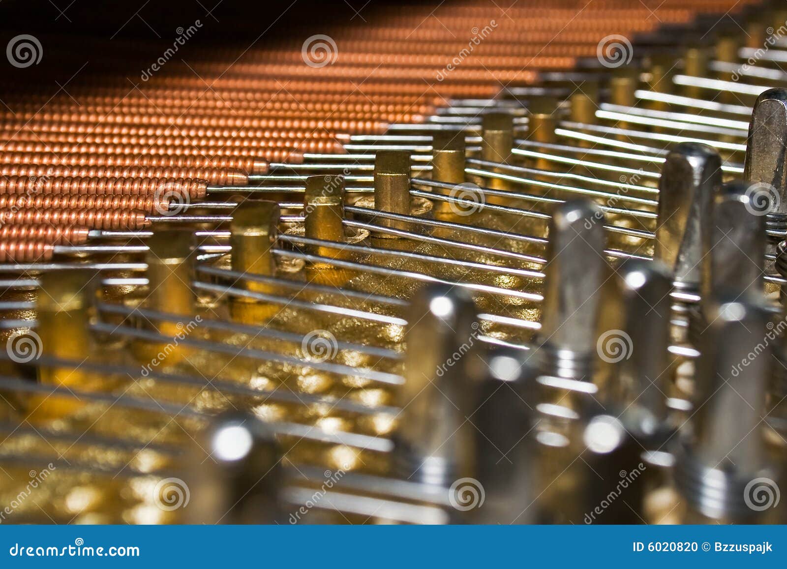 Piano Wire - Horizontal Picture. Image: 6020820