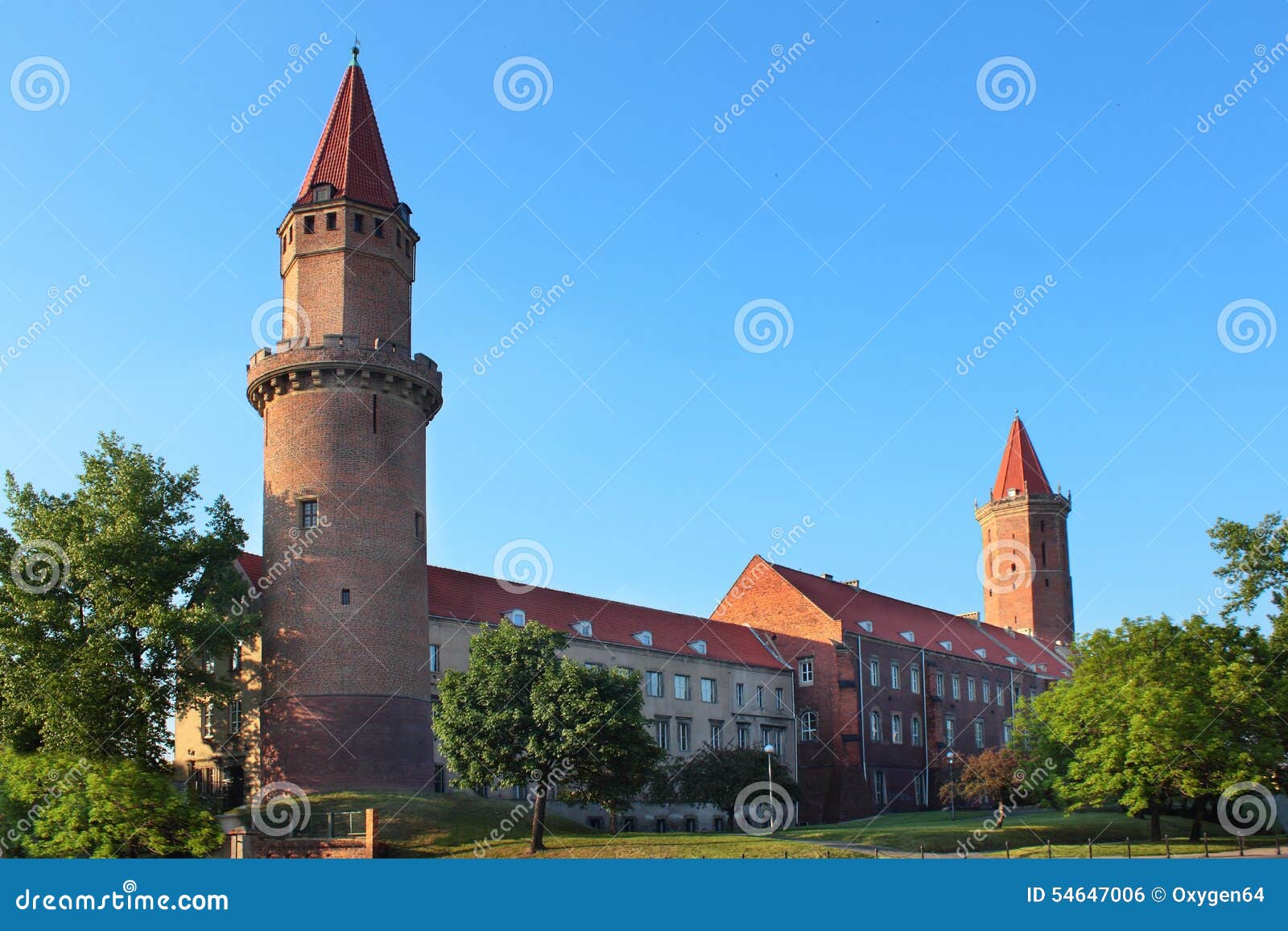 Piast Castle stock photo. Image of castle, landmark, legnica - 54647006