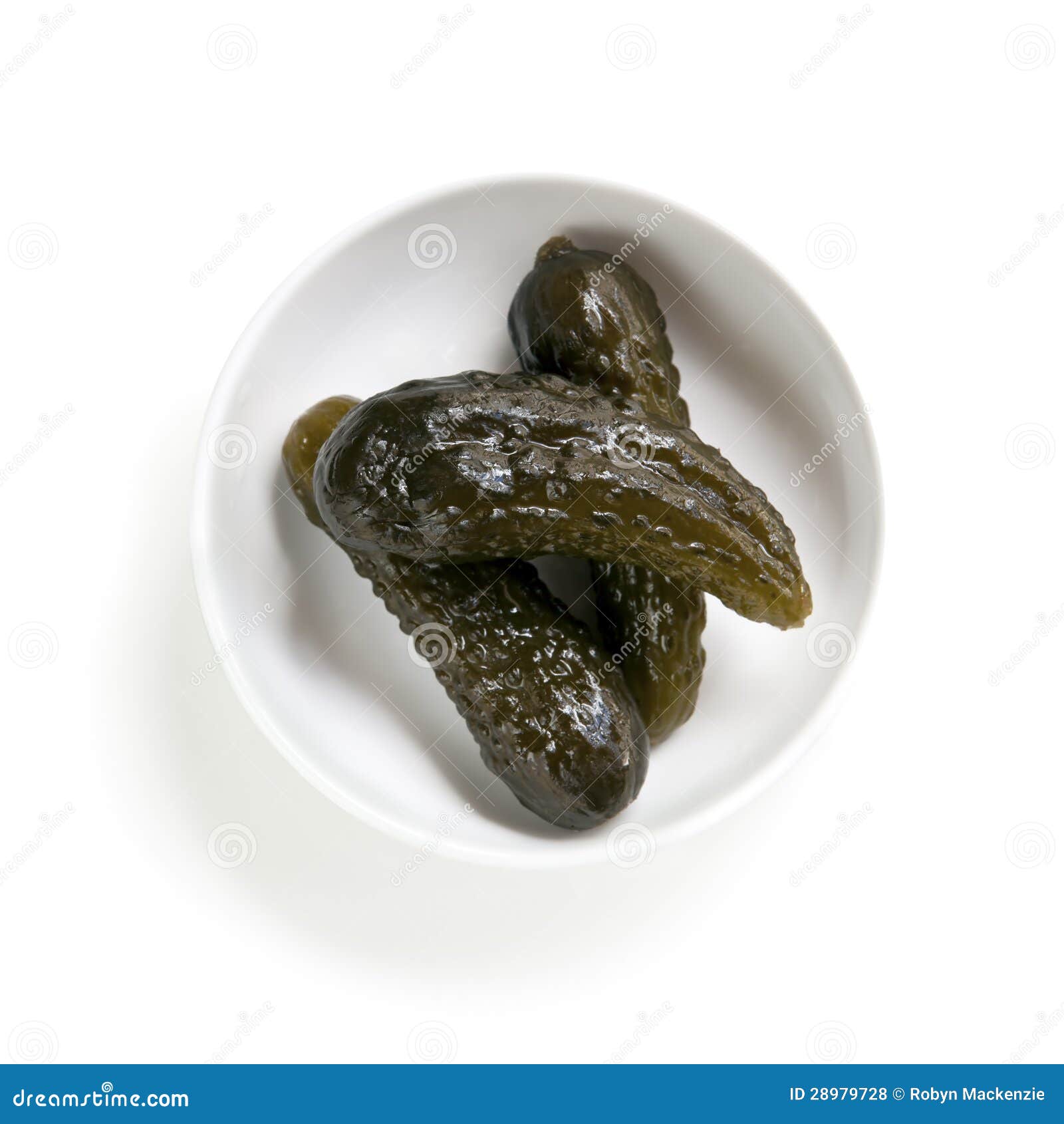 Piatto Dei Cetriolini, Isolato Fotografia Stock - Immagine di bianco ...