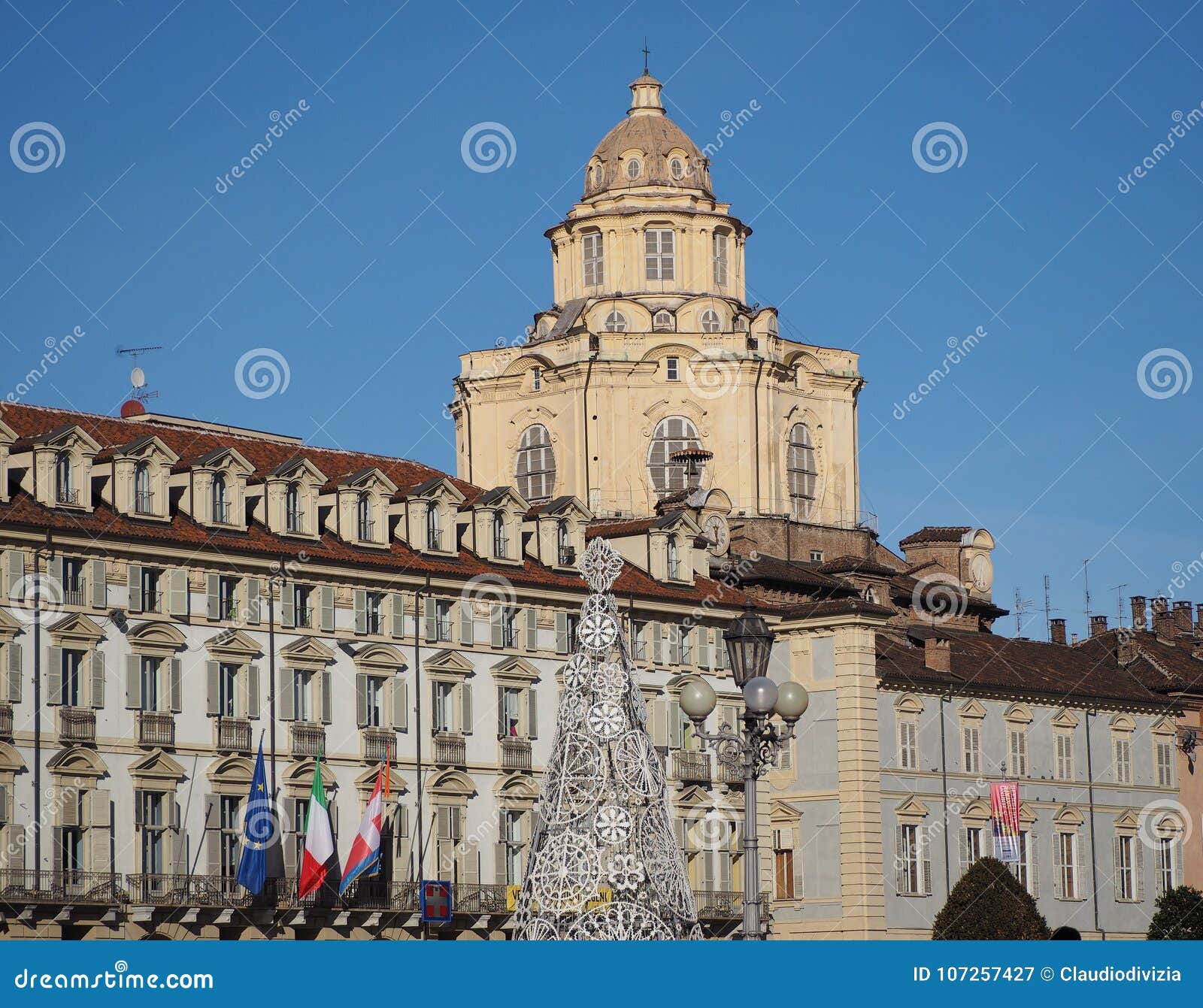 Piazza Castello Square in Turin Stock Image - Image of italy ...