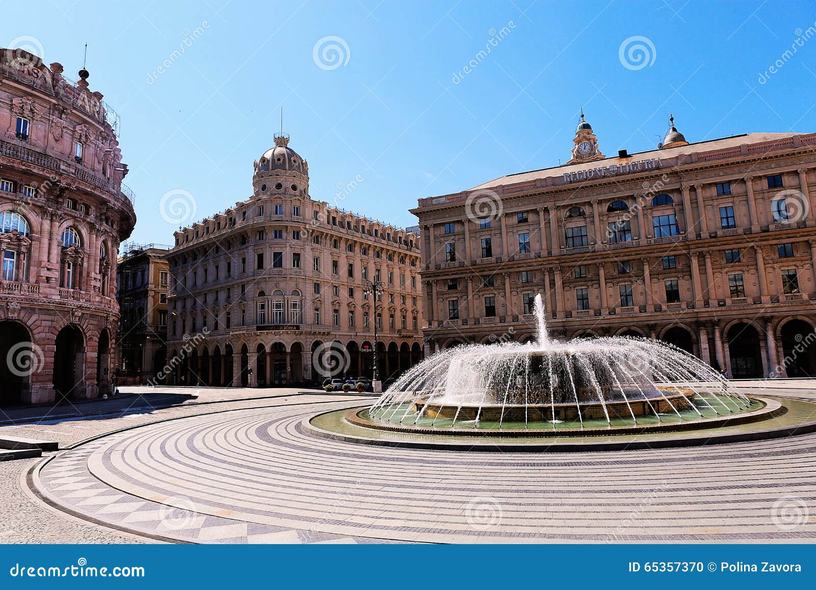 Piazza De Ferrari editorial image. Image of travel, piazza - 65357370