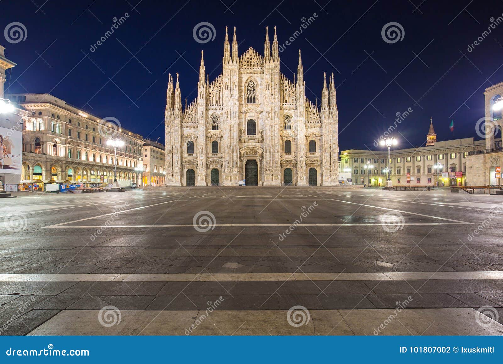 Piazza Del Duomo of Milan in Italy Editorial Photography - Image of ...