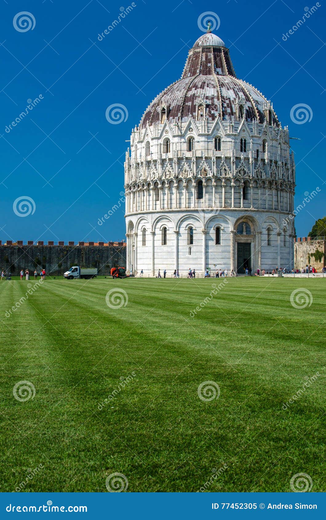Piazza del Duomo, Pisa redactionele afbeelding. Image of italiaans ...
