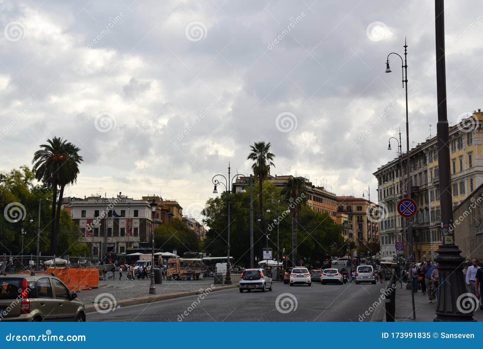 Piazza Del Risorgimento in Rome, Italy Editorial Image - Image of ...