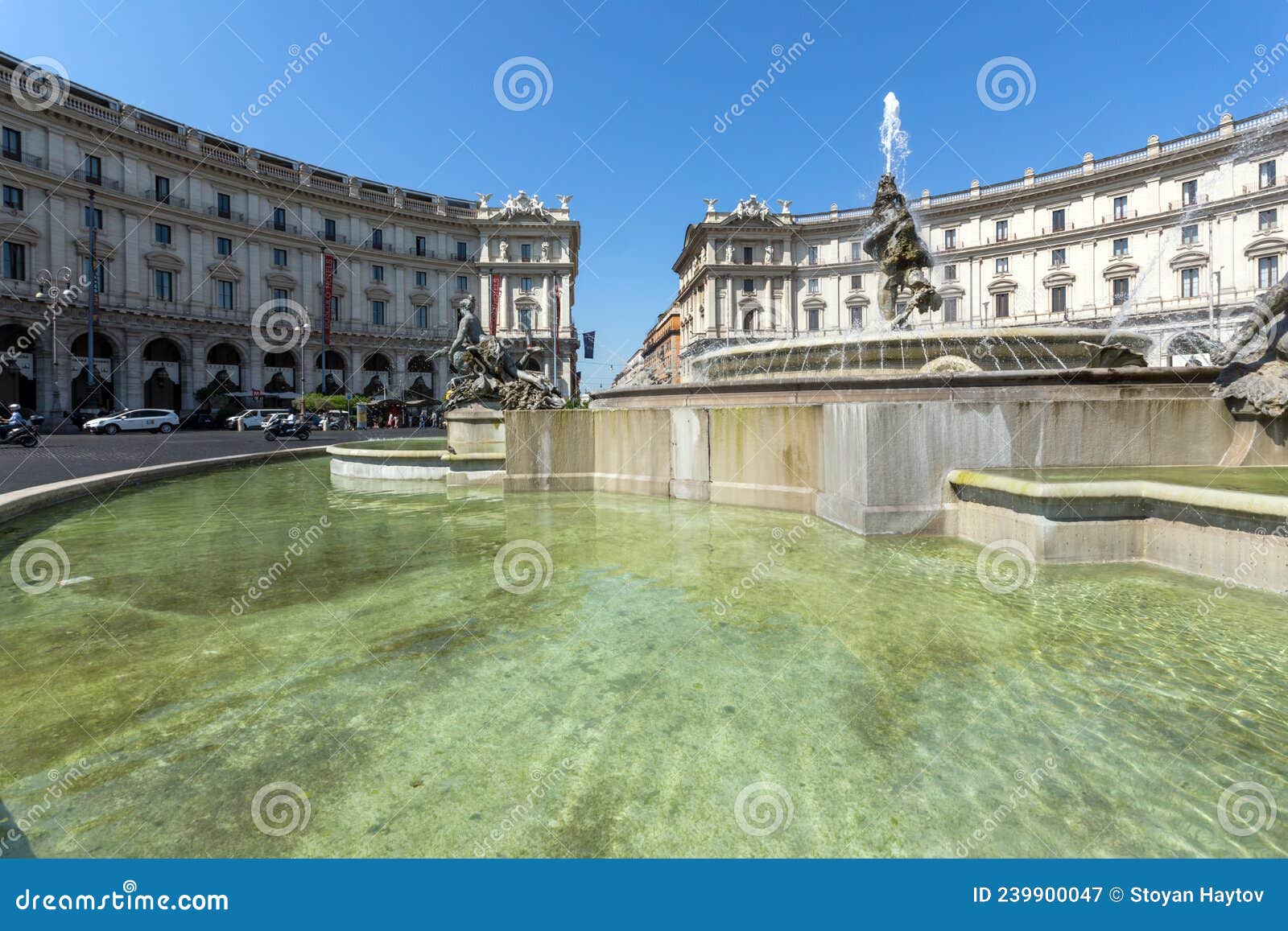 Piazza Della Repubblica, Rome, Italy Editorial Photography - Image of ...