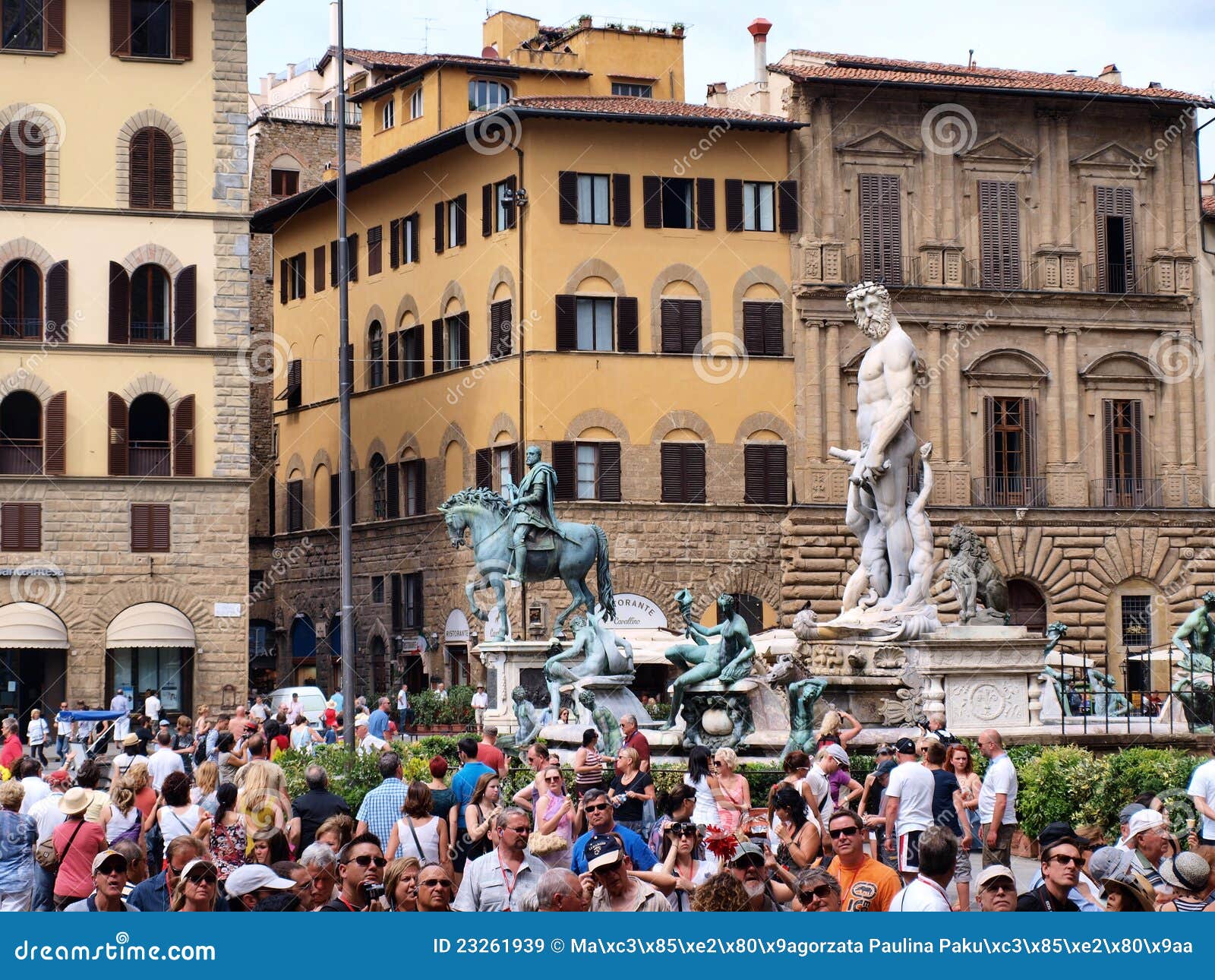 Piazza Della Signoria, Florence, Italy Editorial Stock Image - Image of ...