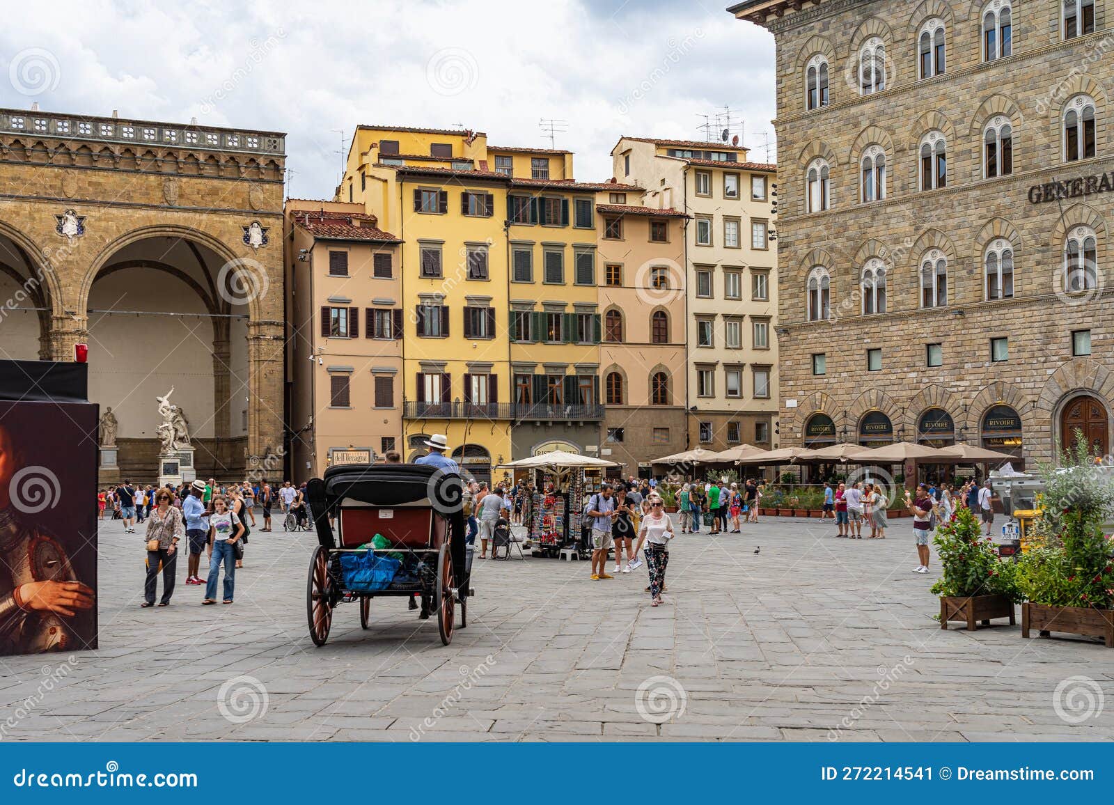Piazza Della Signoria in Florence, Italy Editorial Photo - Image of ...