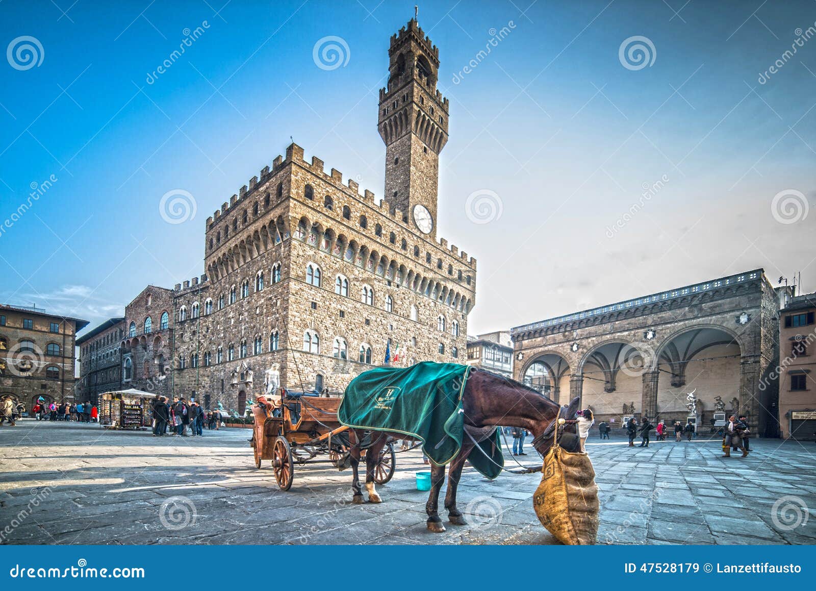 Piazza della signoria editorial stock image. Image of signoria - 47528179
