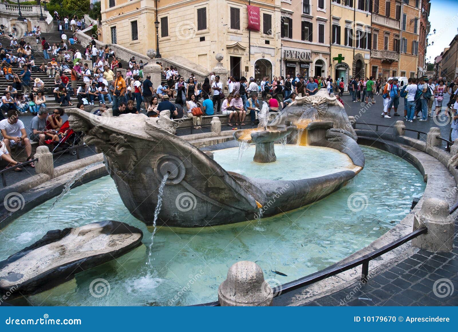 Piazza di Spagna - Roma imagen editorial. Imagen de destinaciones ...