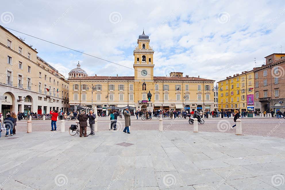 Piazza Garibaldi in Parma, Italy Editorial Photo - Image of european ...