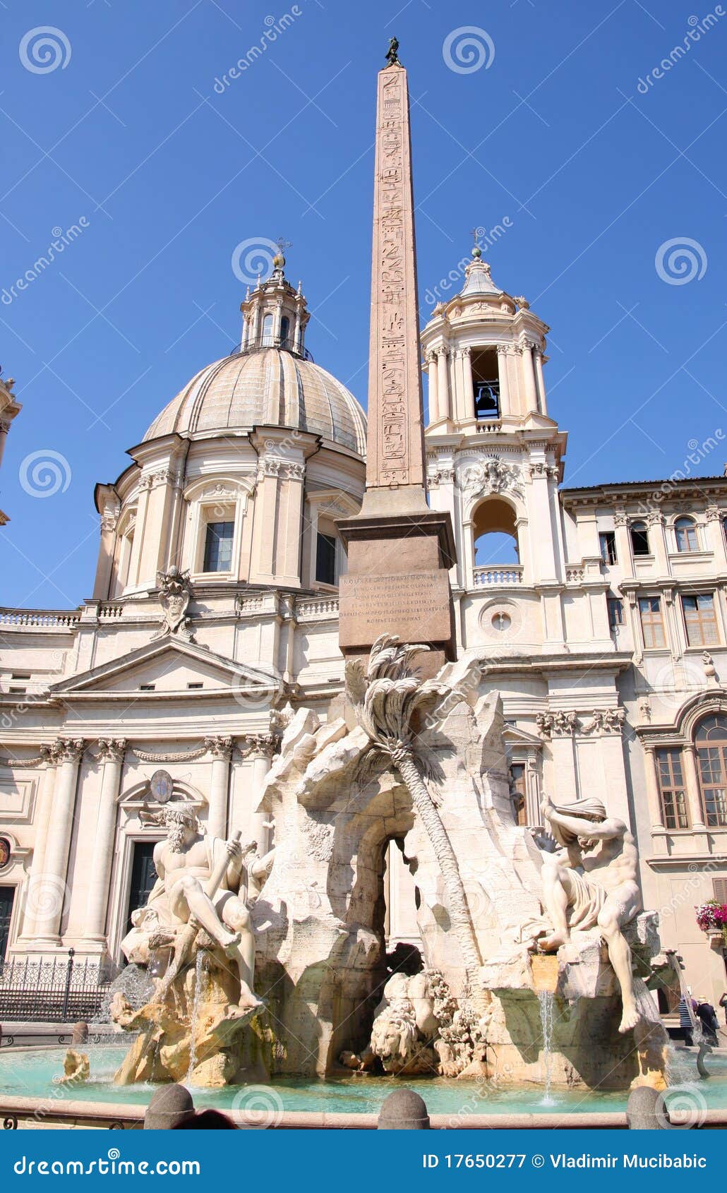 Piazza Navona, Rome, Italy stock image. Image of history - 17650277